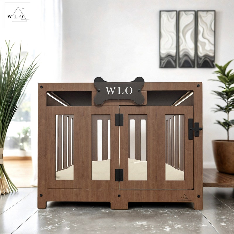 Wlo Wood Dog House - Etsy