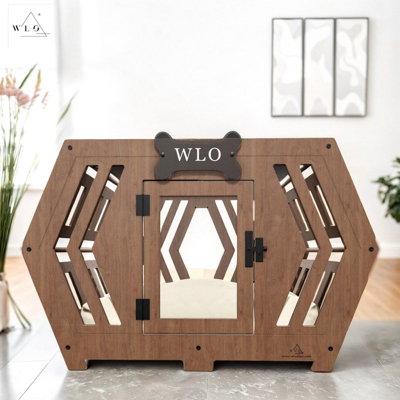 Wlo Wood Dog House - Etsy