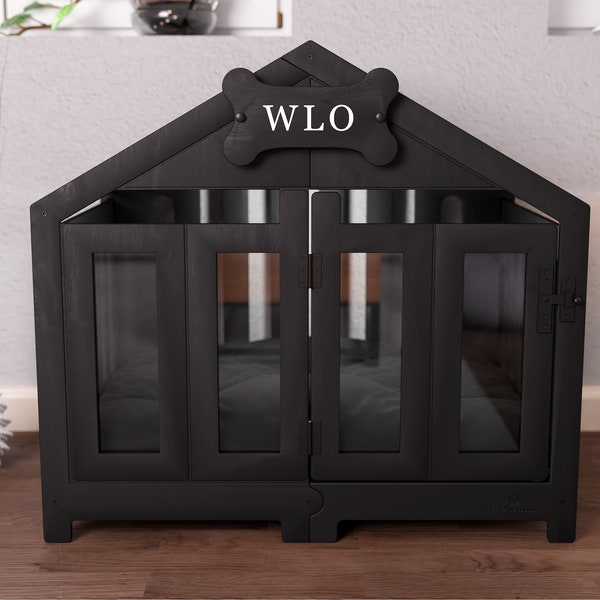 Wlo Wood Dog House - Etsy