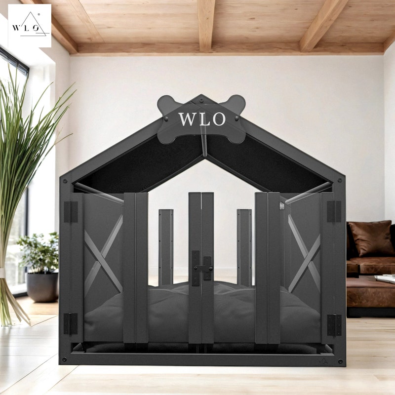 Wlo Wood Dog House - Etsy