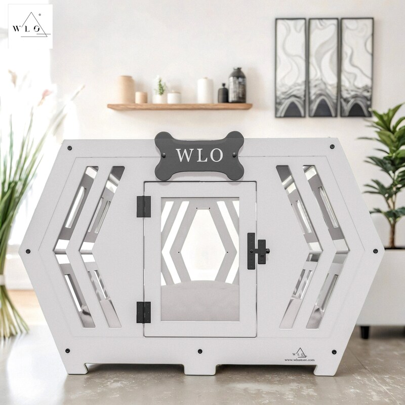 Wlo Wood Dog House - Etsy