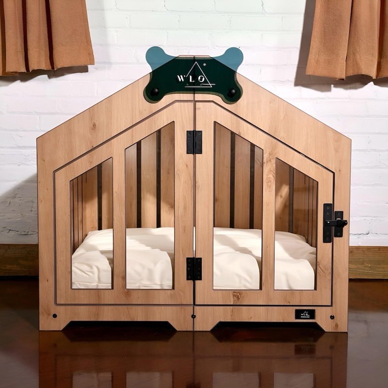 Wlo Wood Dog House - Etsy