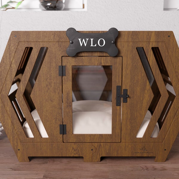 Wlo Wood Dog House - Etsy