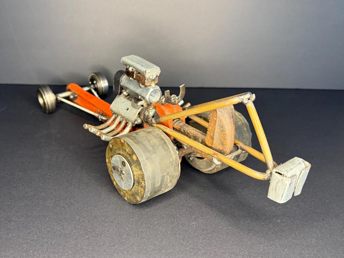 Dragster Handmade Metal Art - Etsy