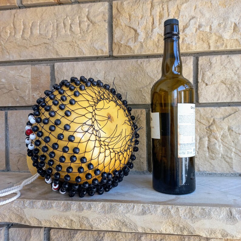 Beaded Gourd Shekere: African Rhythm Instrument, Musician Gift - Etsy