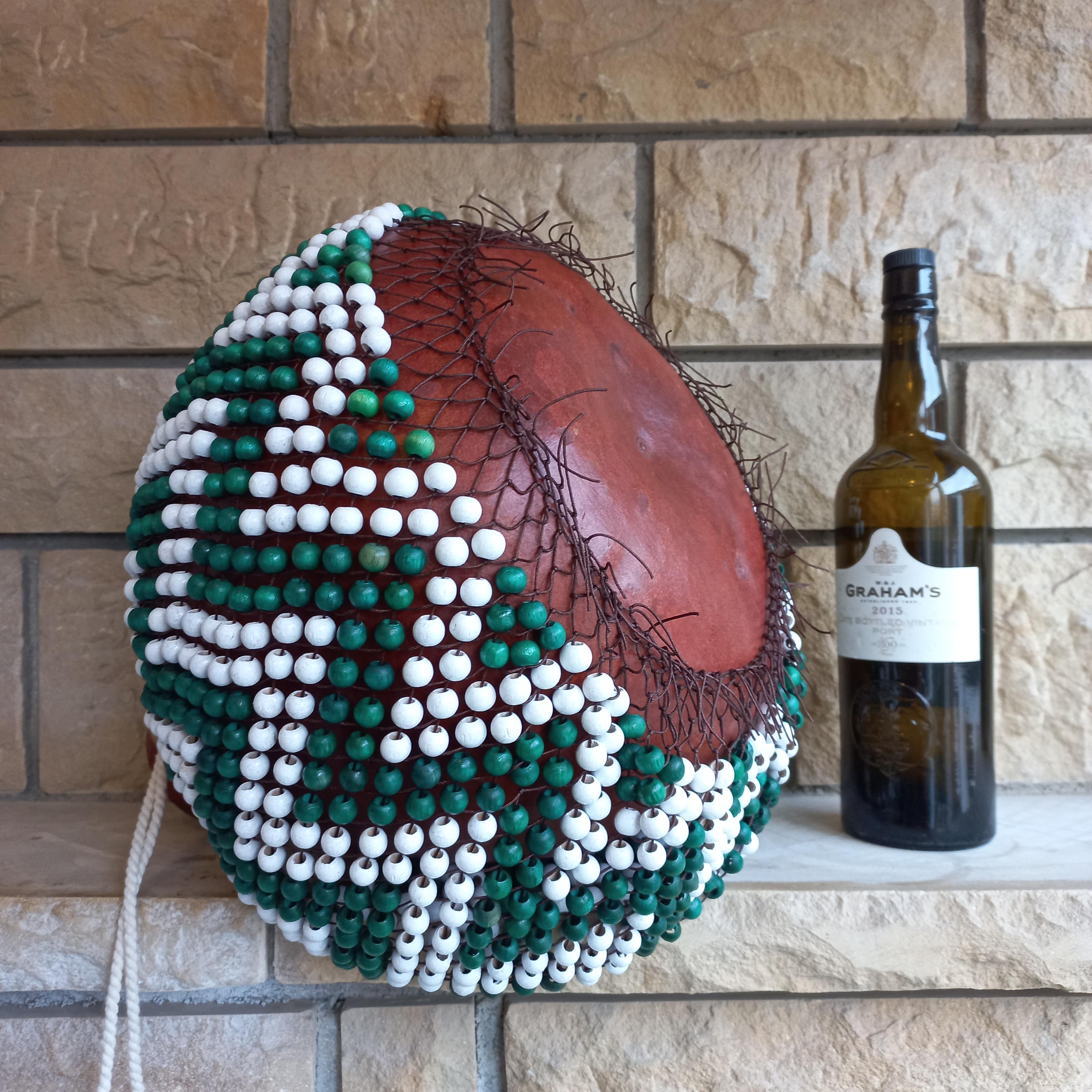 Large Shekere Netted Gourd Rattle, Rhythm Instrument, Percussion ...