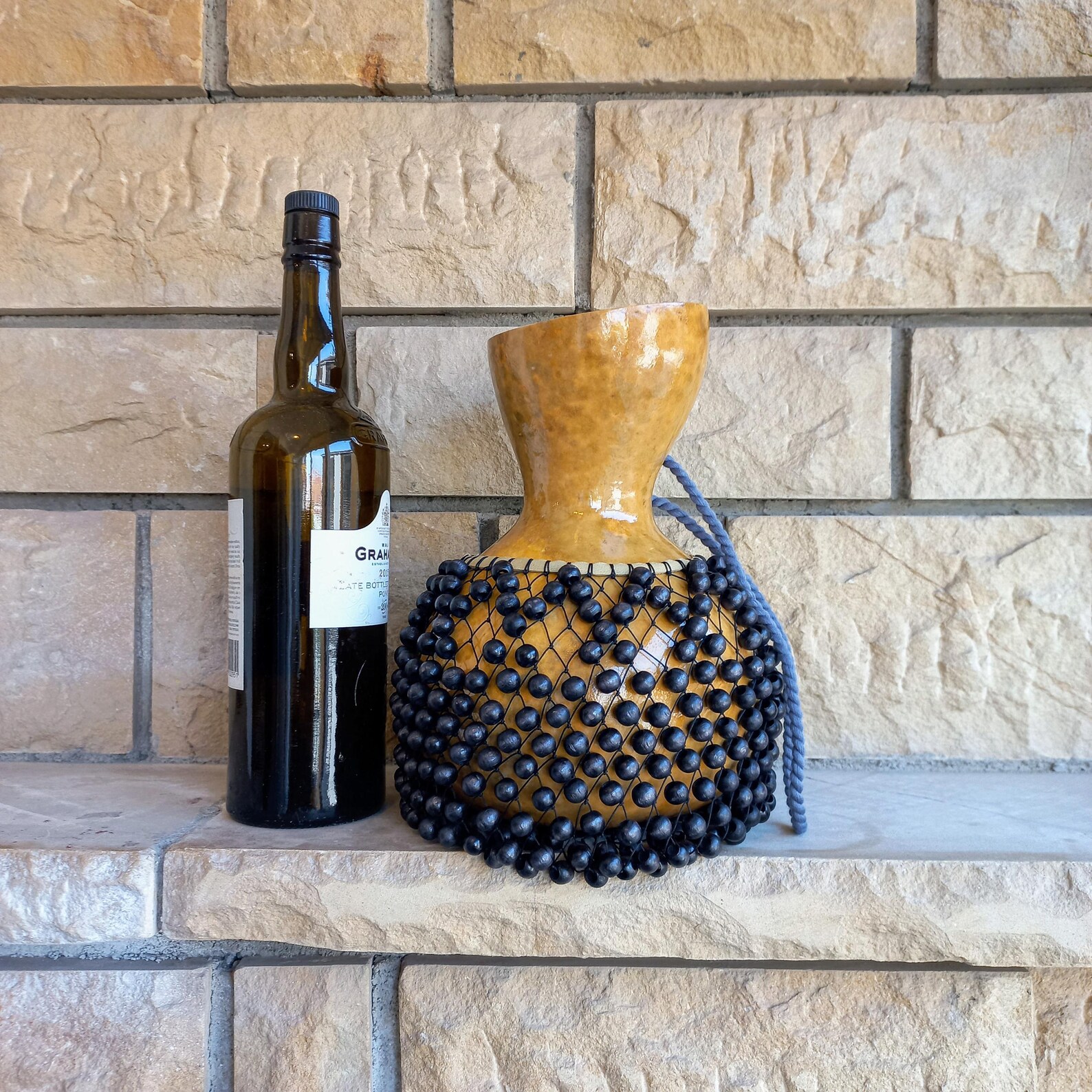 Colorful Wood Beaded Gourd Shekere: Latin Percussion Instrument - Etsy