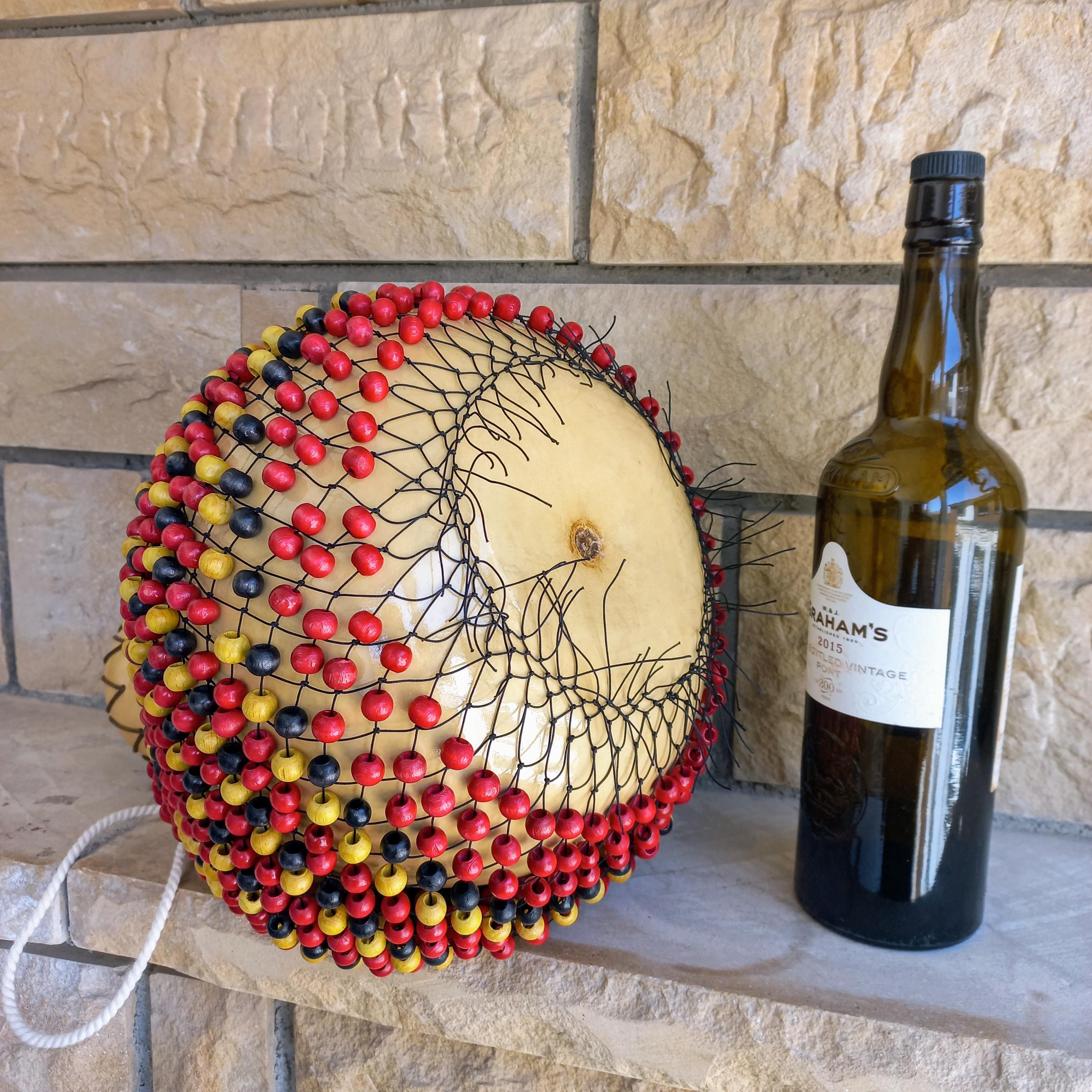 Handcrafted Wood Beaded Gourd Shekere: Latin Percussion Instrument - Etsy