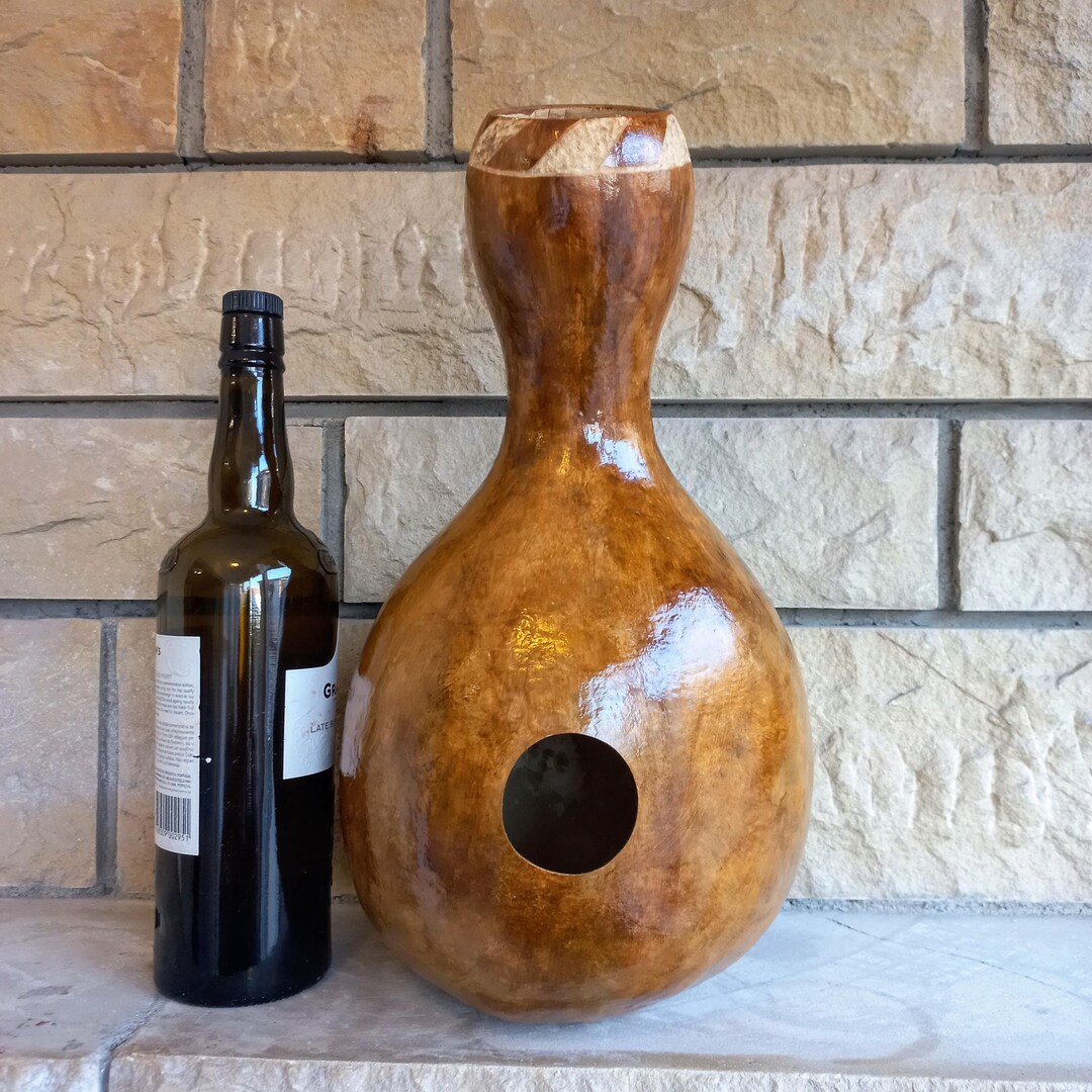 Handmade Gourd Udu Drum: Nigerian Percussion Instrument - Etsy