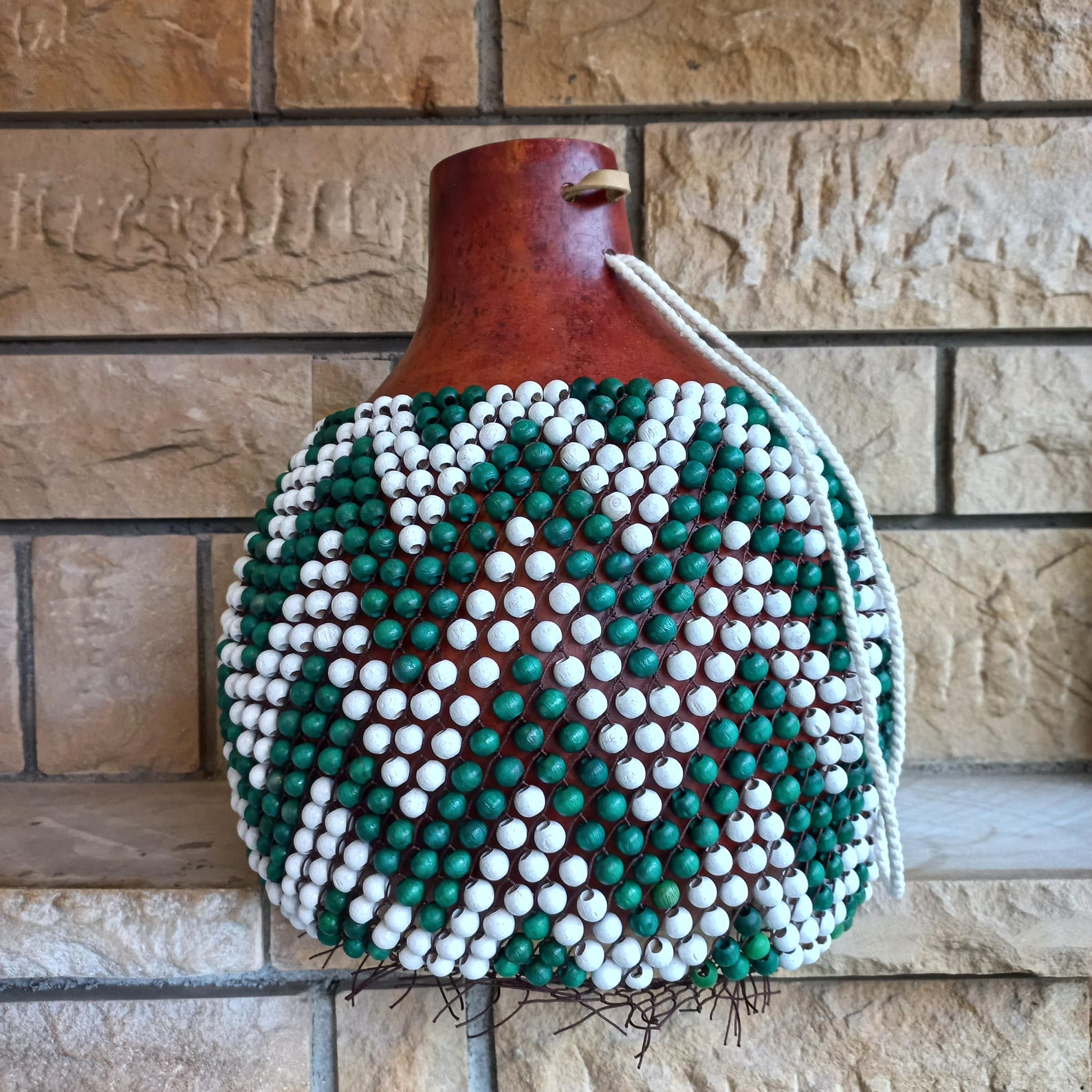 Large Shekere Netted Gourd Rattle, Rhythm Instrument, Percussion ...