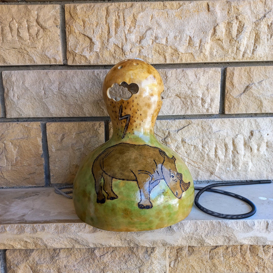 Rhino Thunder Gourd Drum, Thundergourd Drum, Thunder Sound Maker ...