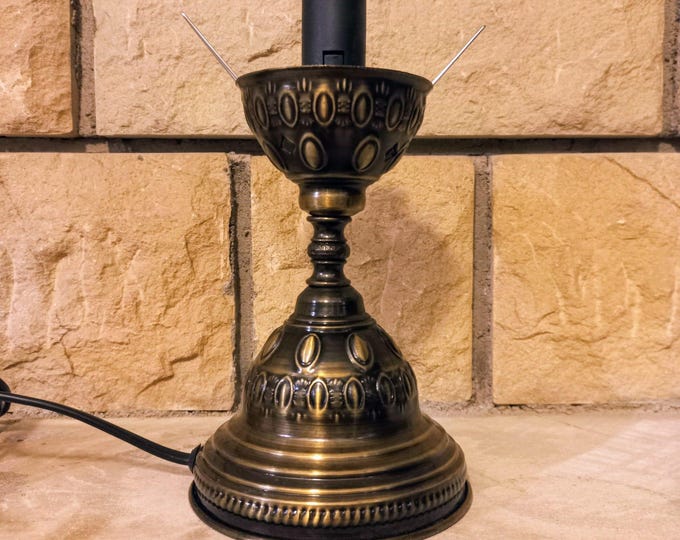 Metal Lamp Base, DIY Table Lamp Base, on off Switch, With Spring ...