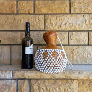 Colorful Wood Beaded Gourd Shekere: Latin Percussion Instrument - Etsy