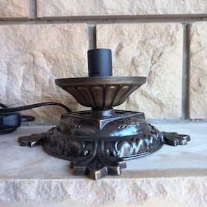 Metal Lamp Base, DIY Table Lamp Base, on off Switch, With Spring ...