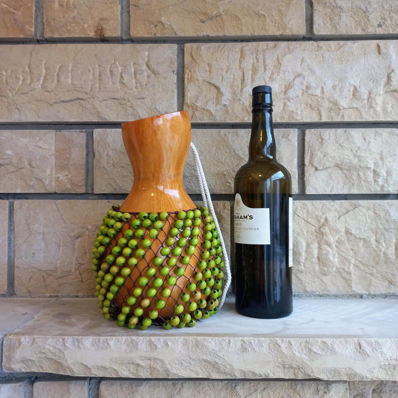 Colorful Wood Beaded Gourd Shekere: Latin Percussion Instrument - Etsy