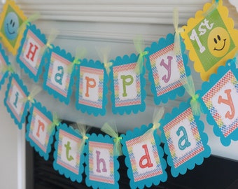 Emoji Banner Smiley Printable Banner Emoji Party Pennant - Etsy