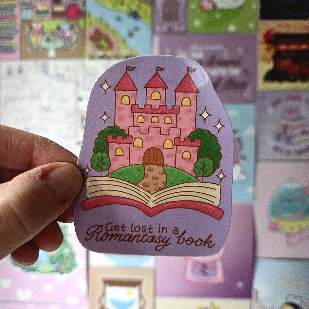Romantasy Castle Sticker - Etsy