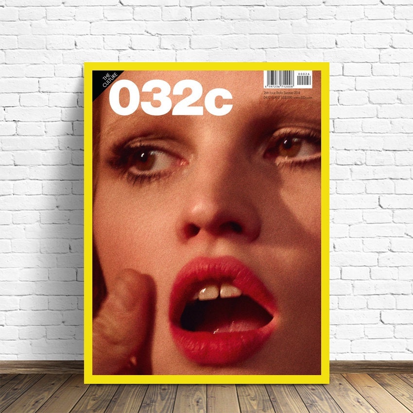 Lara Stone 032c Magazine Cover Poster Wall Arthome - Etsy