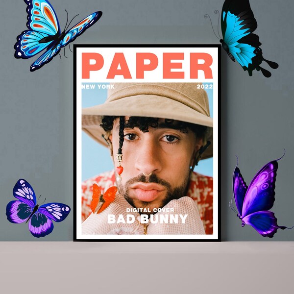Bad Bunny Poster - Etsy