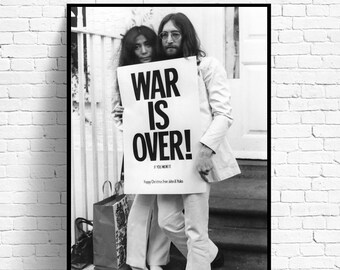 War is Over Poster | Etsy