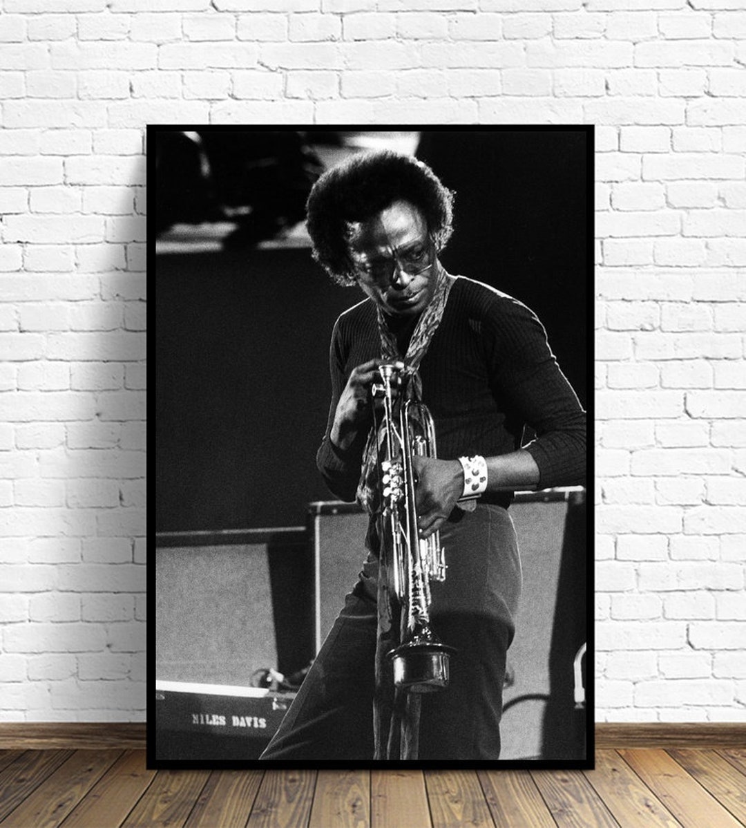 Miles Davis Canvas Poster Wall Arthome Docorframeless - Etsy