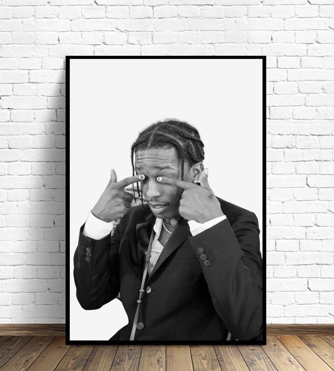 Asap Rocky Canvas Poster Wall Art,home Docor,frameless - Etsy