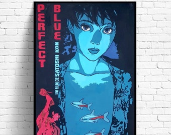 Perfect Blue Movie Poster, HD Wall Art Canvas Painting for Home Decor ...