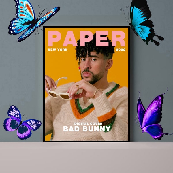Bad Bunny Poster - Etsy