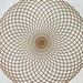 LOTUS OF LIFE – 40 × 40 Cm – Sacred Geometry Torus Linocut Print – Gold ...
