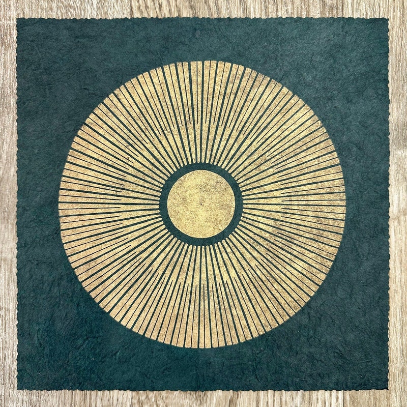 Vintage Sun Print - Etsy