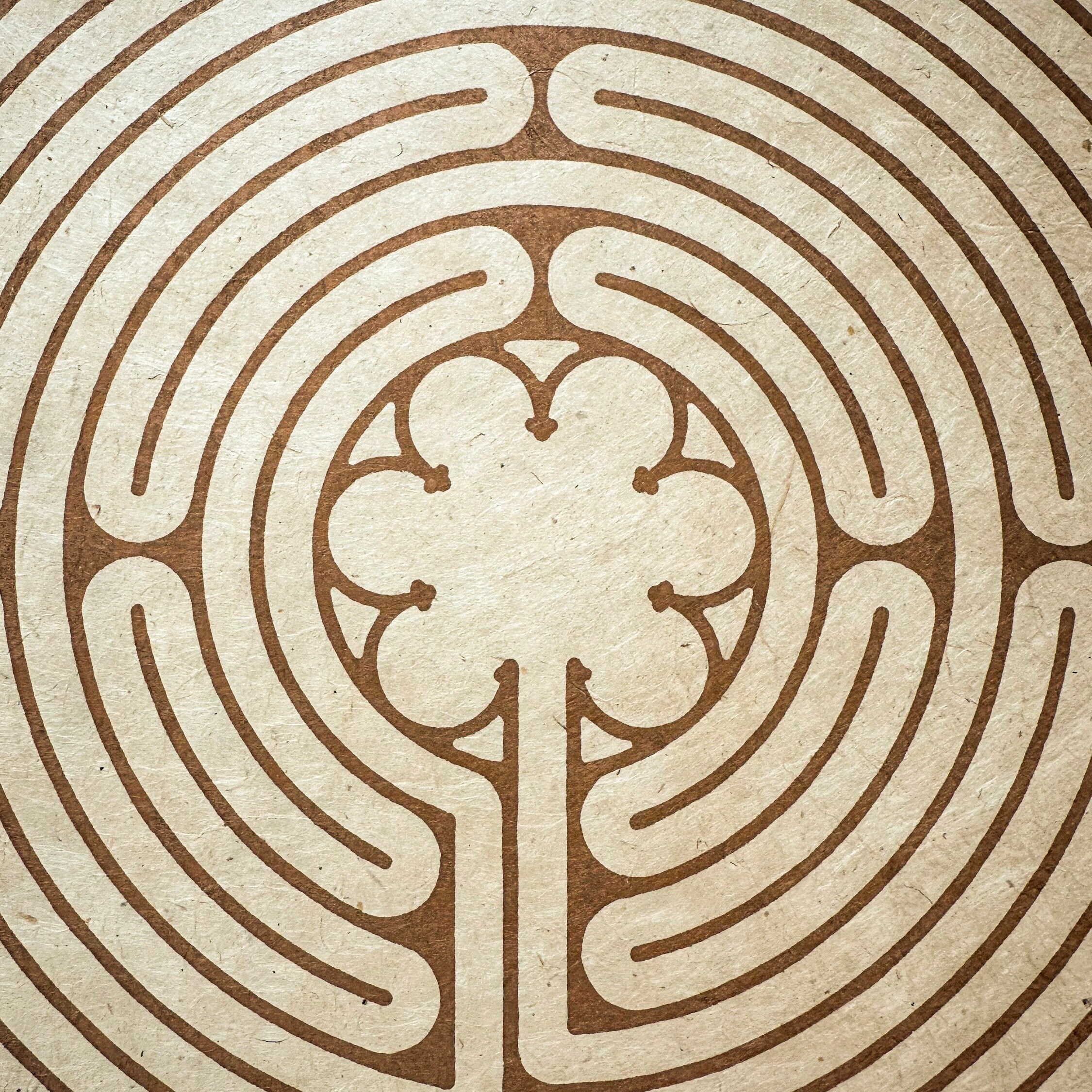 LABYRINTH of CHARTRES of Notre-dame Cathedral – 40 × 40 Cm – Ancient ...
