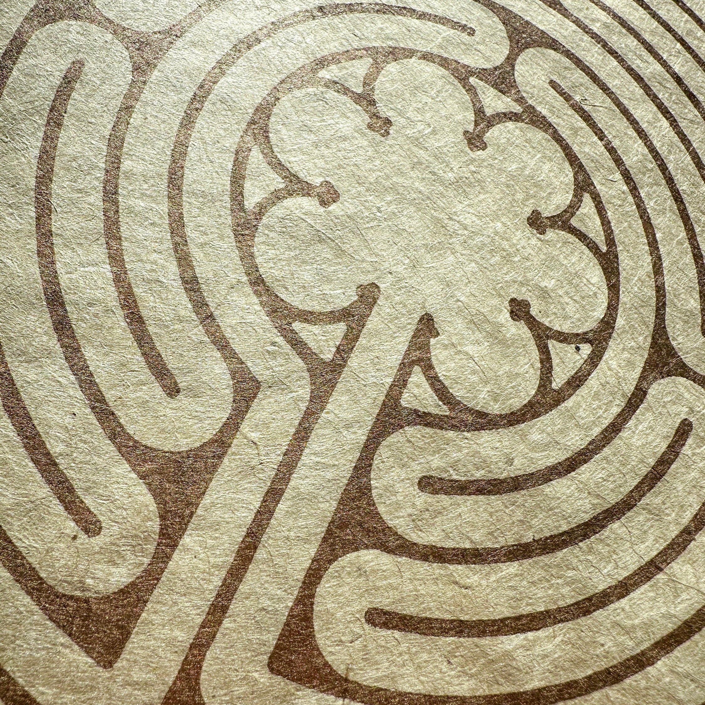 LABYRINTH of CHARTRES of Notre-dame Cathedral – 40 × 40 Cm – Ancient ...