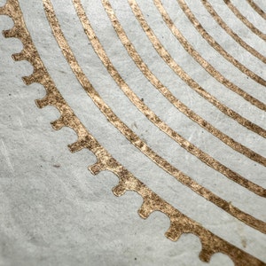 LABYRINTH of CHARTRES of Notre-dame Cathedral Ancient Symbol Linocut ...