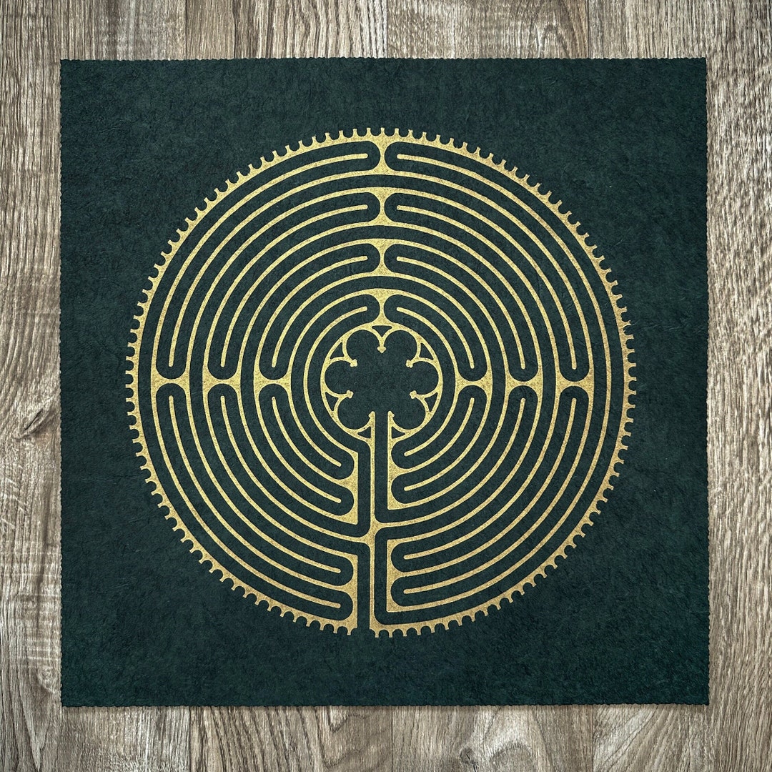 LABYRINTH of CHARTRES of Notre-dame Cathedral 40 X 40 Cm Ancient Symbol ...