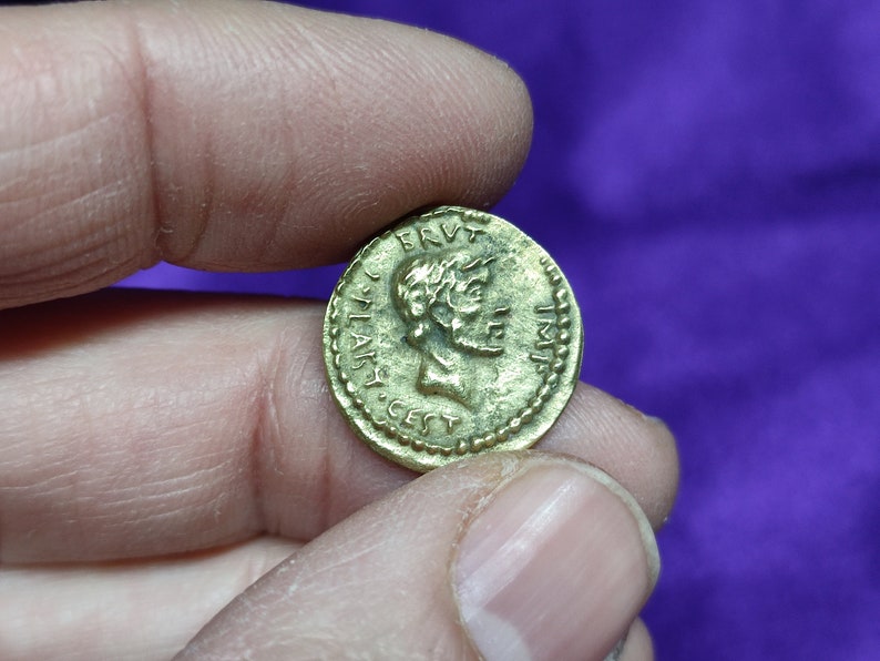 AR174 - Coin of the Assassination of Julius Caesar, Ides of March Gold ...