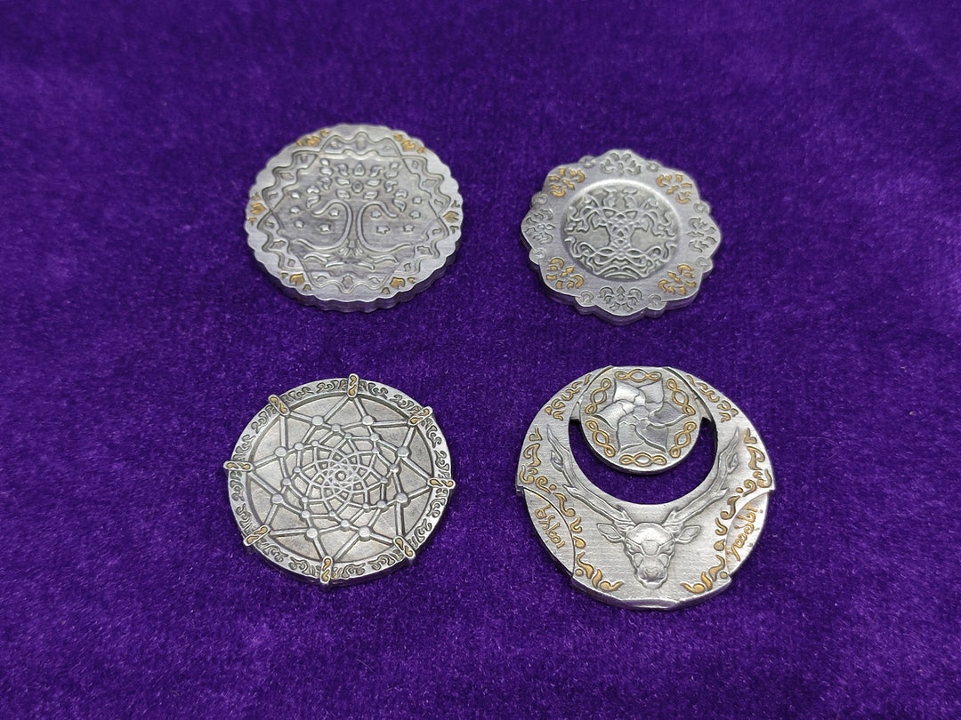 Elven Coins, Elven Coins, Metal Coins, Metal Coins, Artisanal Coins ...