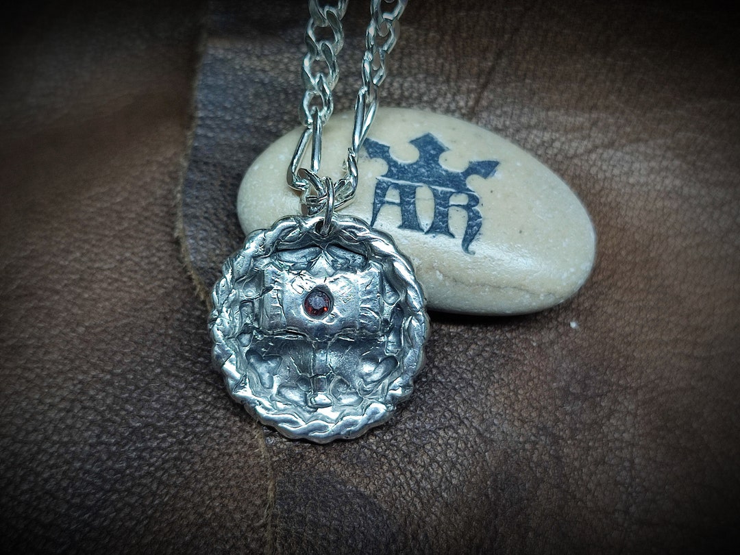 Old Dwarf Prince Necklace Sterling Silver and Gemstone, Dwarf Prince ...