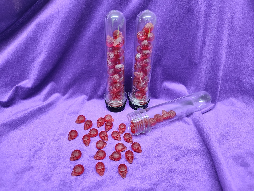 Potion Skull Tokens, 30 Red Skull Tokens, 30 Red Skull Counters, 30 Red ...