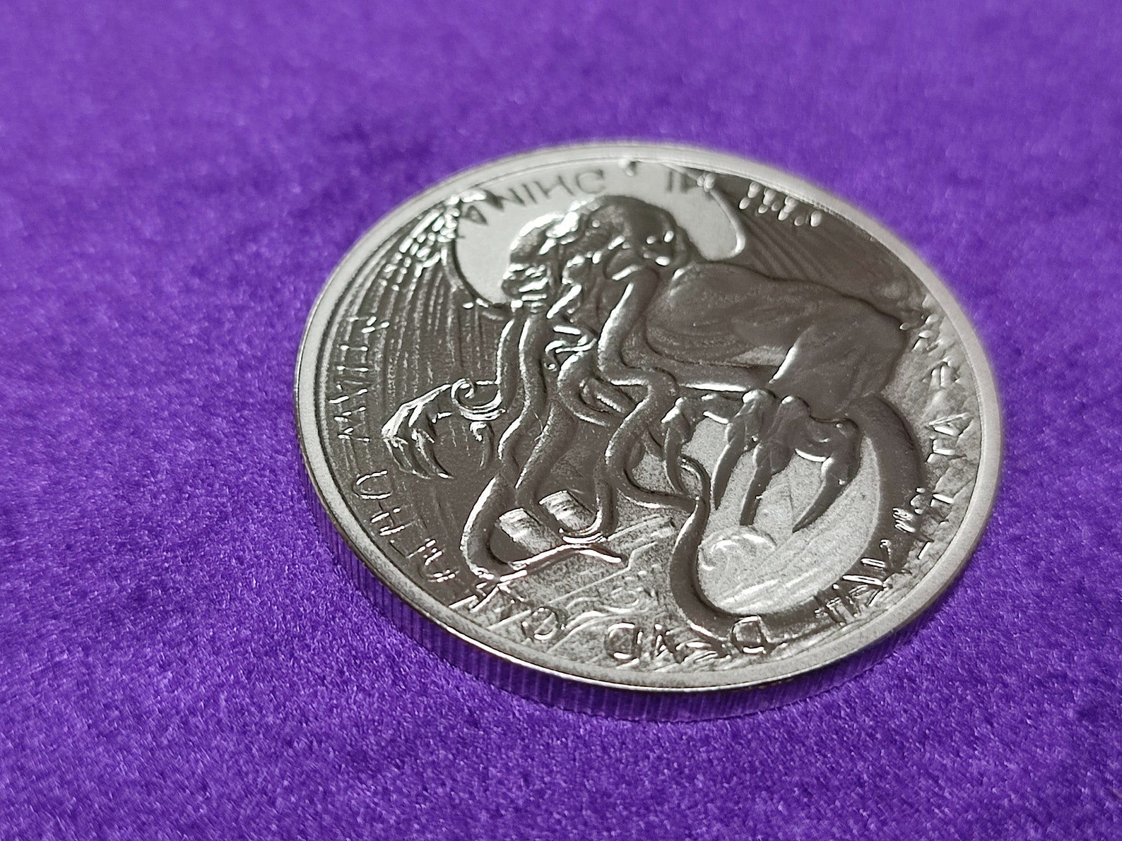 Moneda Cthulhu 1 Onza De Plata Coin Silver Cthulhu - Etsy