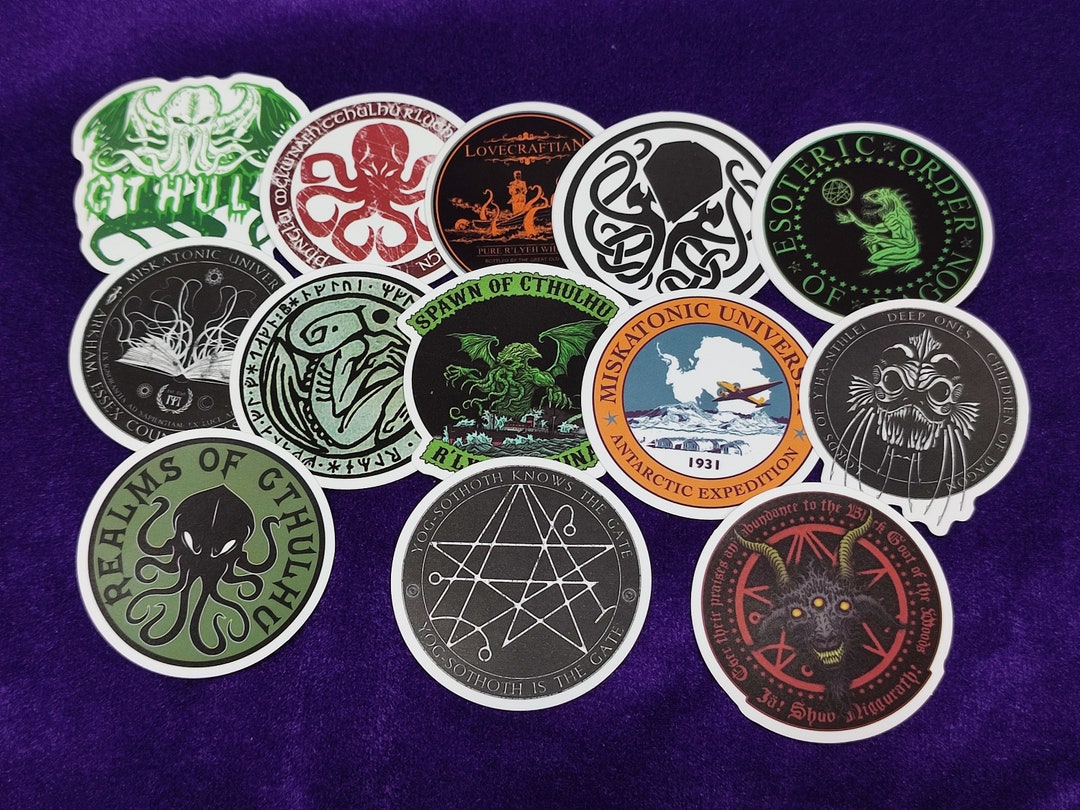 50 Cthulhu Stickers, 50 Cthulhu Stickers - Etsy