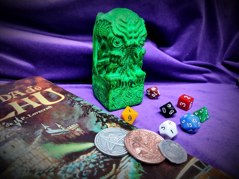 Cthulhu Idol Statue – Handpainted Resin Figurine – Miskatonic ...