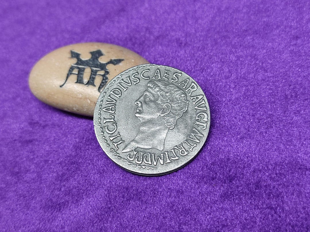 Coin of Caesar Claudius, Roman Caesar Coin, Craft Coin, Metal Casting ...