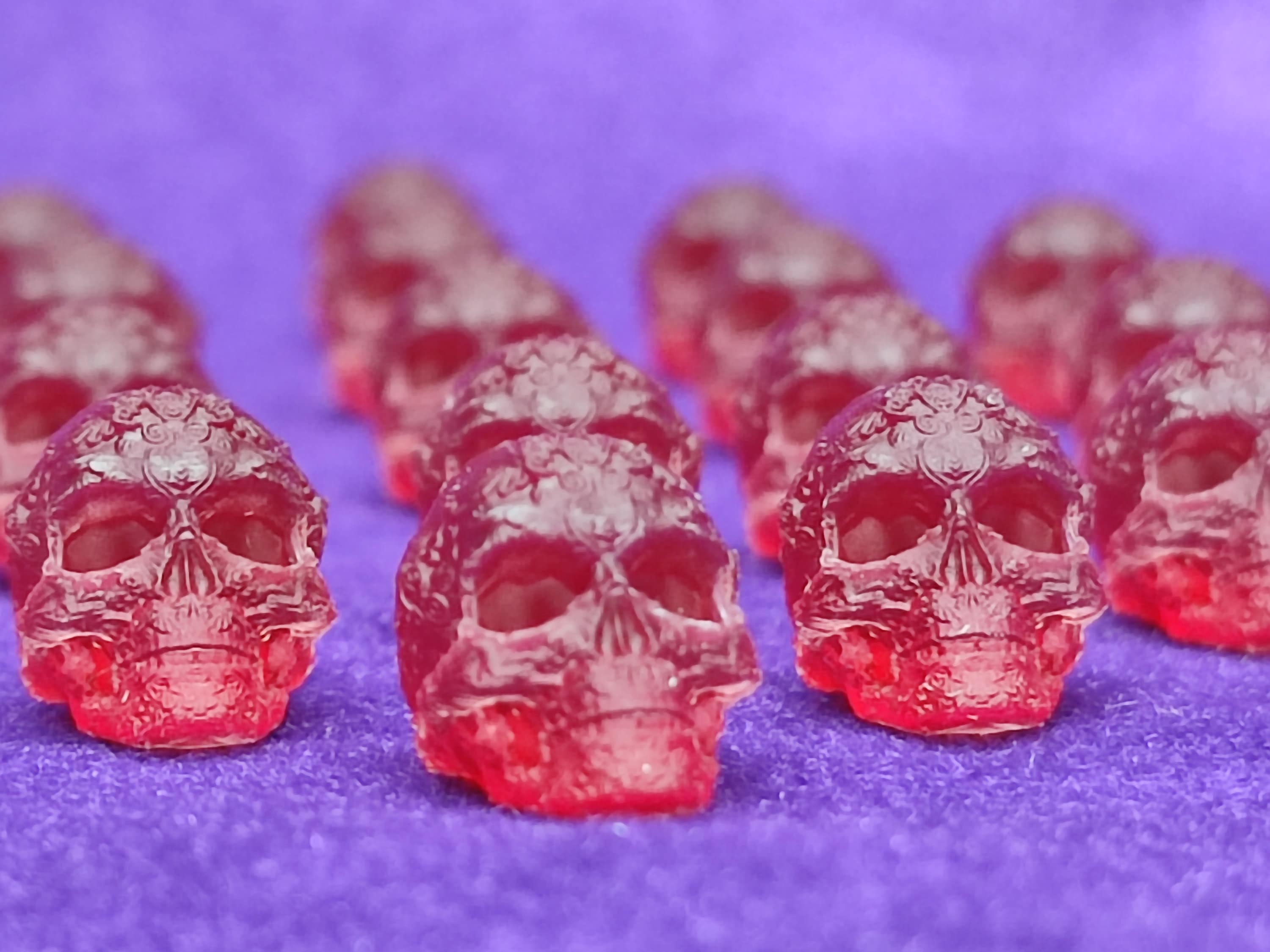 10 Red Skull Tokens 10 Red Skull Tokens 10 Red Skull - Etsy