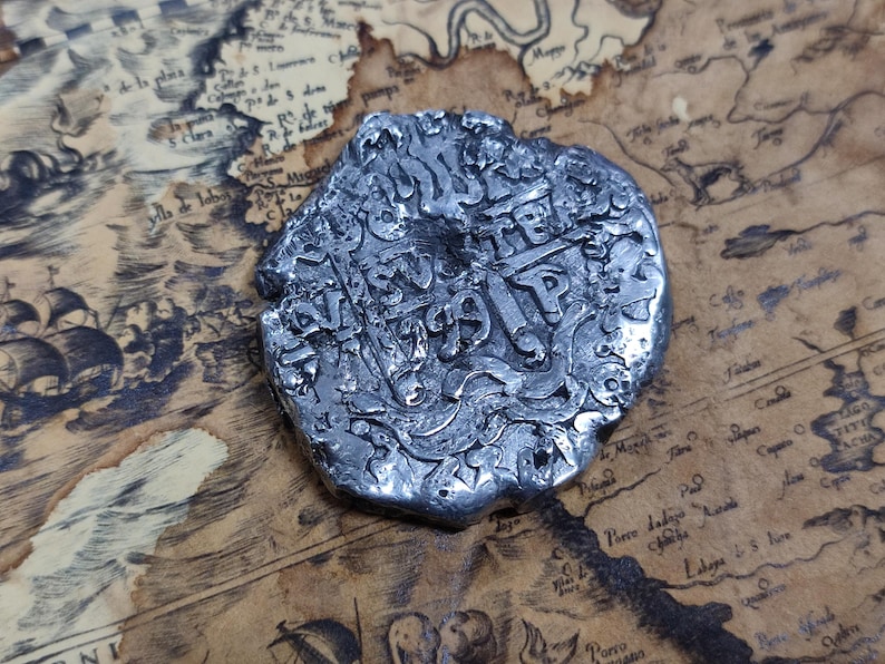 AR188 - 8 Reales Potosí Macuquina Coin, 8 Reales Potosí Macuquina Coin ...