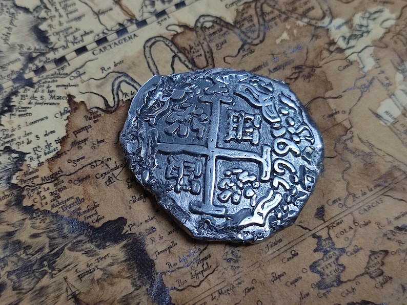 AR188 - 8 Reales Potosí Macuquina Coin, 8 Reales Potosí Macuquina Coin ...