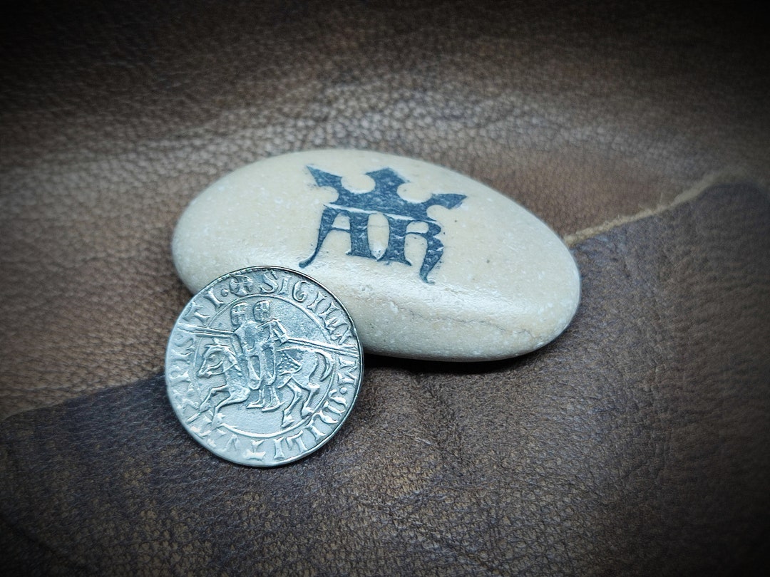 Templar Coin 925 Sterling Silver, Knights Templar Coin, Craft Coin ...