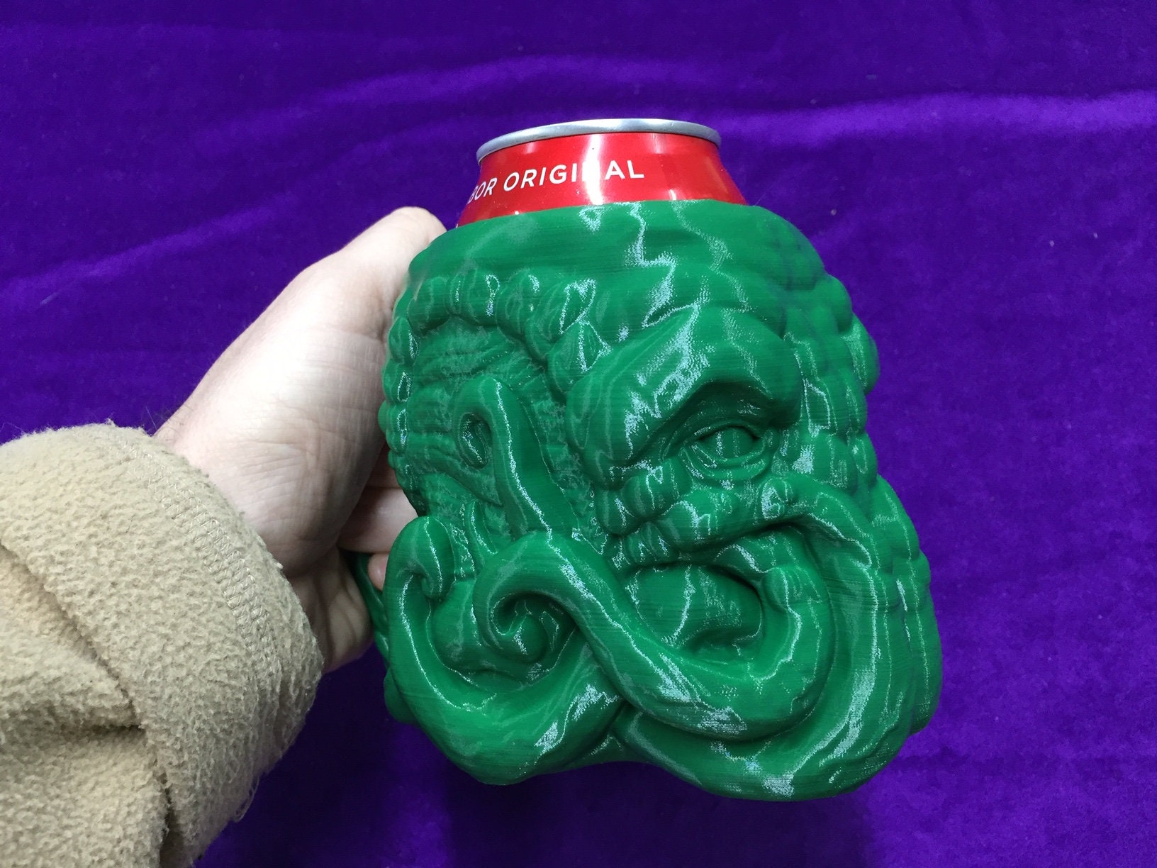 COMPACT 3D Printed Cthulhu Jade Jug Enjoy Your Drink in Your - Etsy