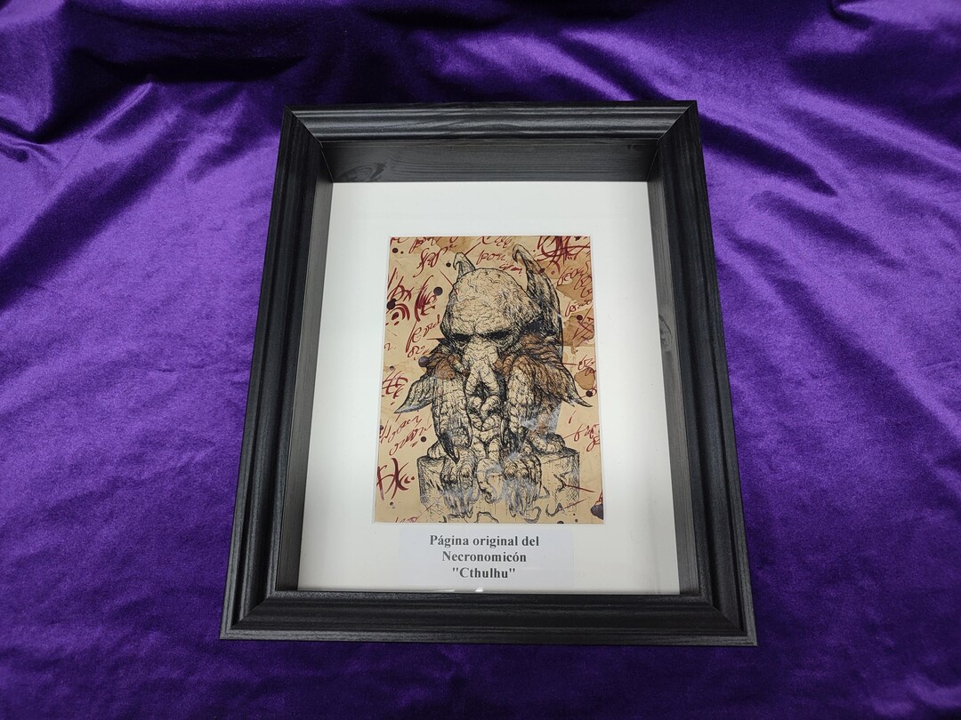 Cthulhu Frame, Cthulhu Painting, Cthulhu Painting, Necronomicon Page ...