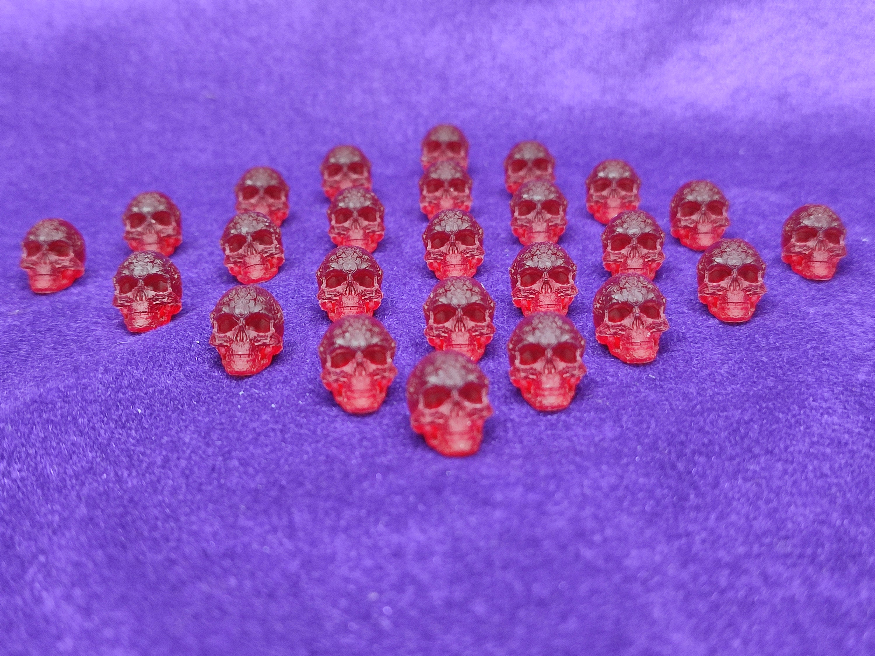 10 Red Skull Tokens 10 Red Skull Tokens 10 Red Skull - Etsy