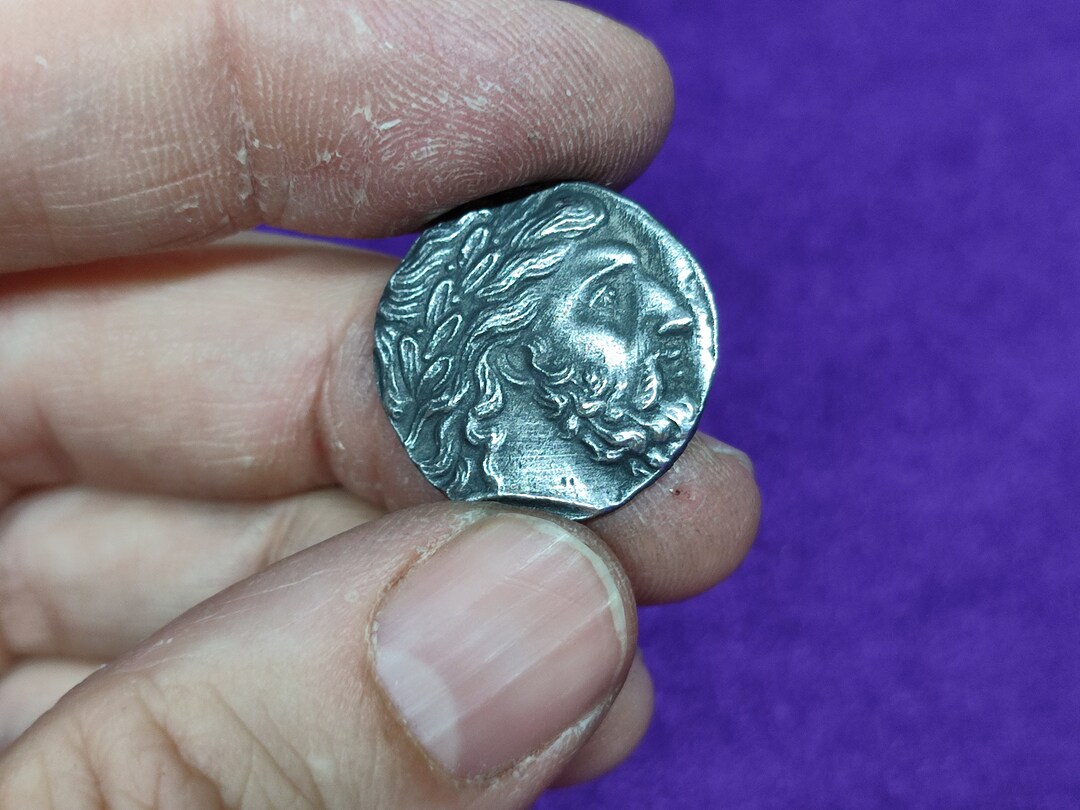 Zeus Greek Coin, Zeus Greek Coin, Craft Coin, Metal Casting, Give a ...